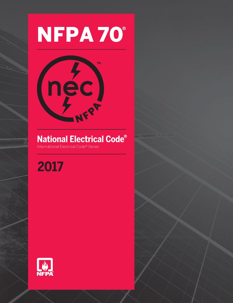 NFPA 70-17 Cover Front - Massachusetts Electrical Contractors Association
